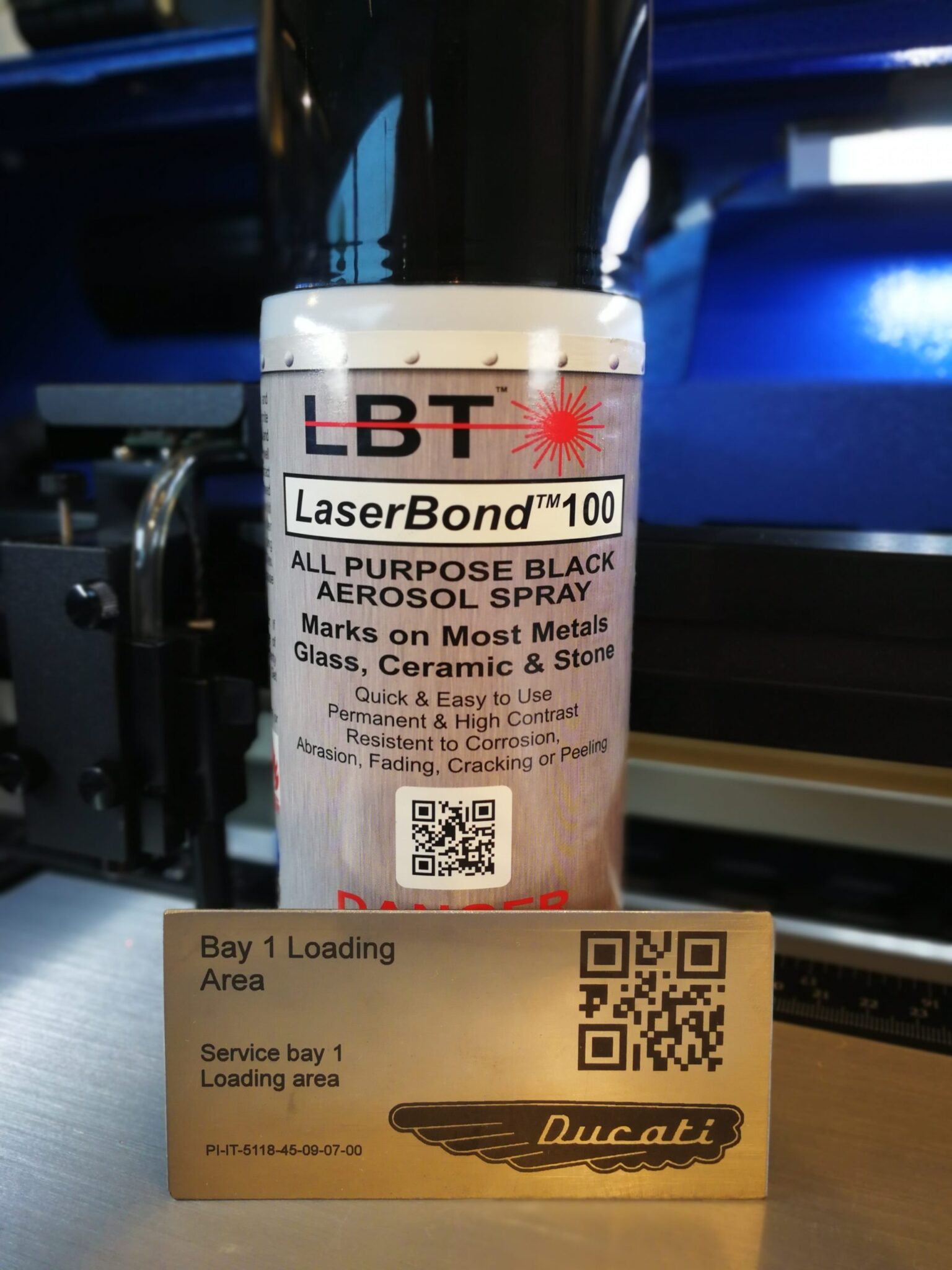 LaserBond 100: lasermarkeren op metaal en glas | Ketele