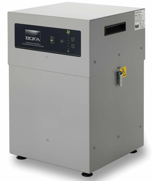 Donaldson BOFA filtration system for laser engraving machines